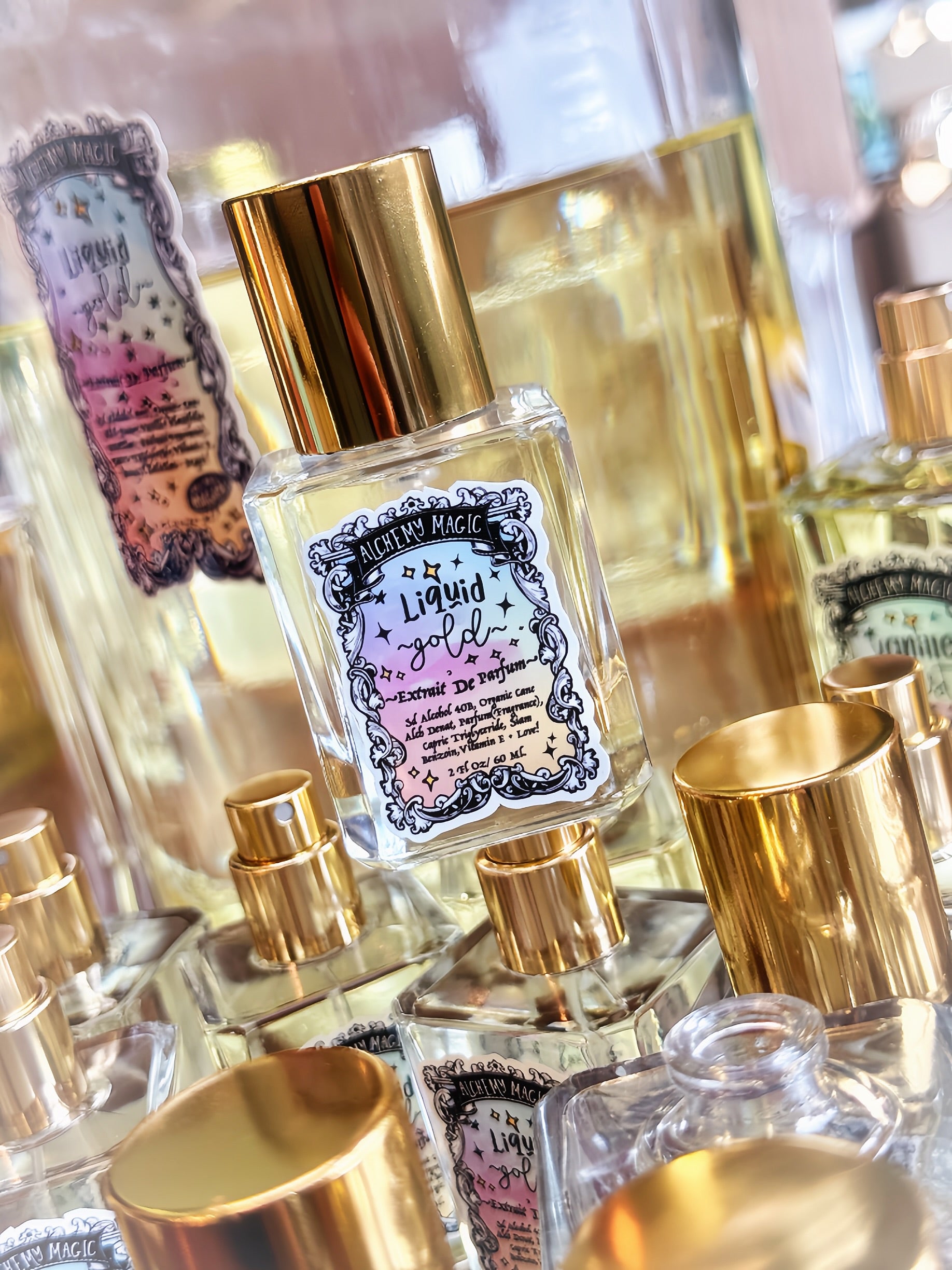 Alchemy Extrait De Parfum/ Alchemical Body Oil/ Cloud Creme- LUNAR LAC – Alchemy Bath & Beauté