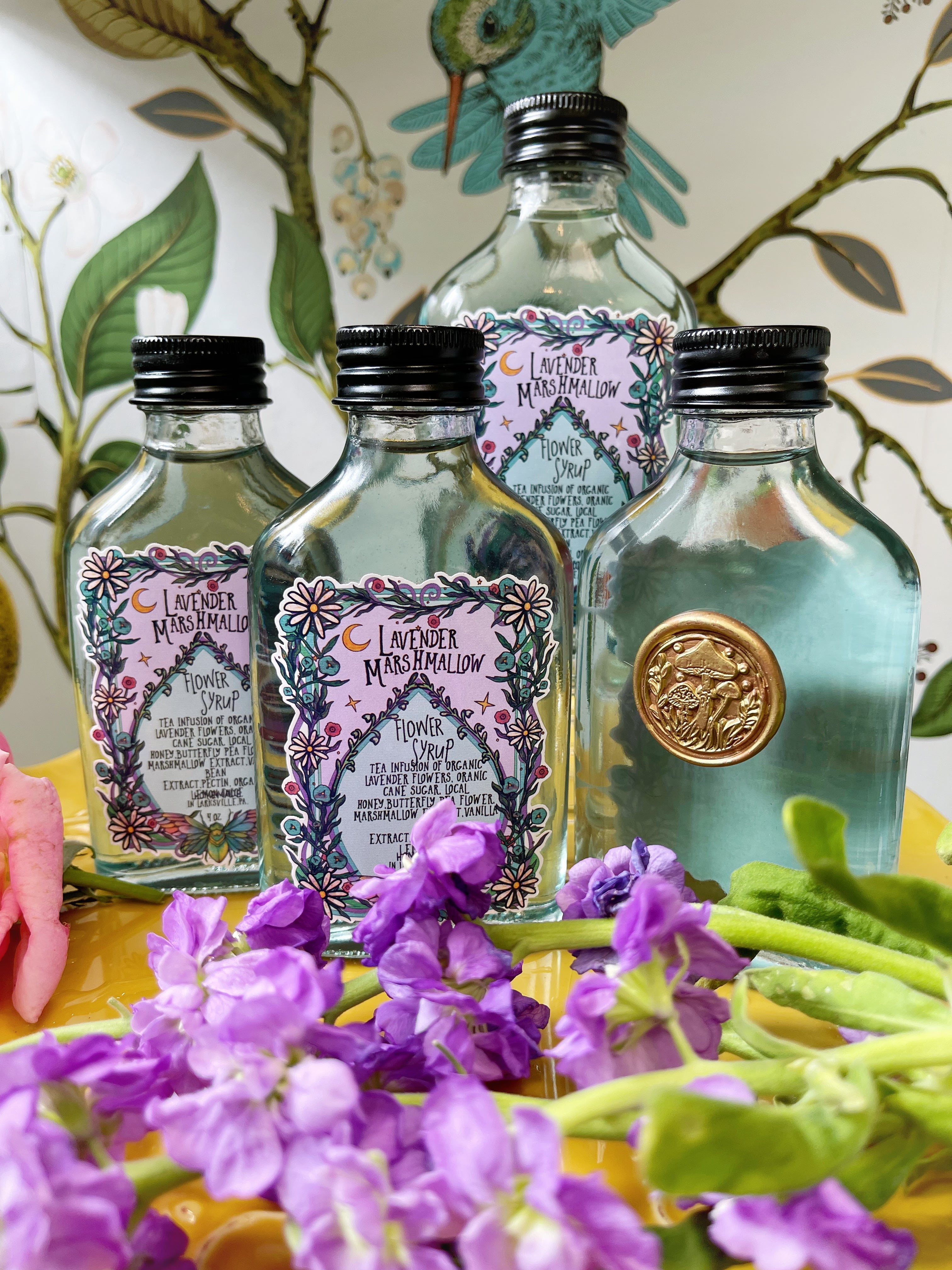 Lavender Marshmallow Herbal Syrup – Alchemy Bath & Beauté