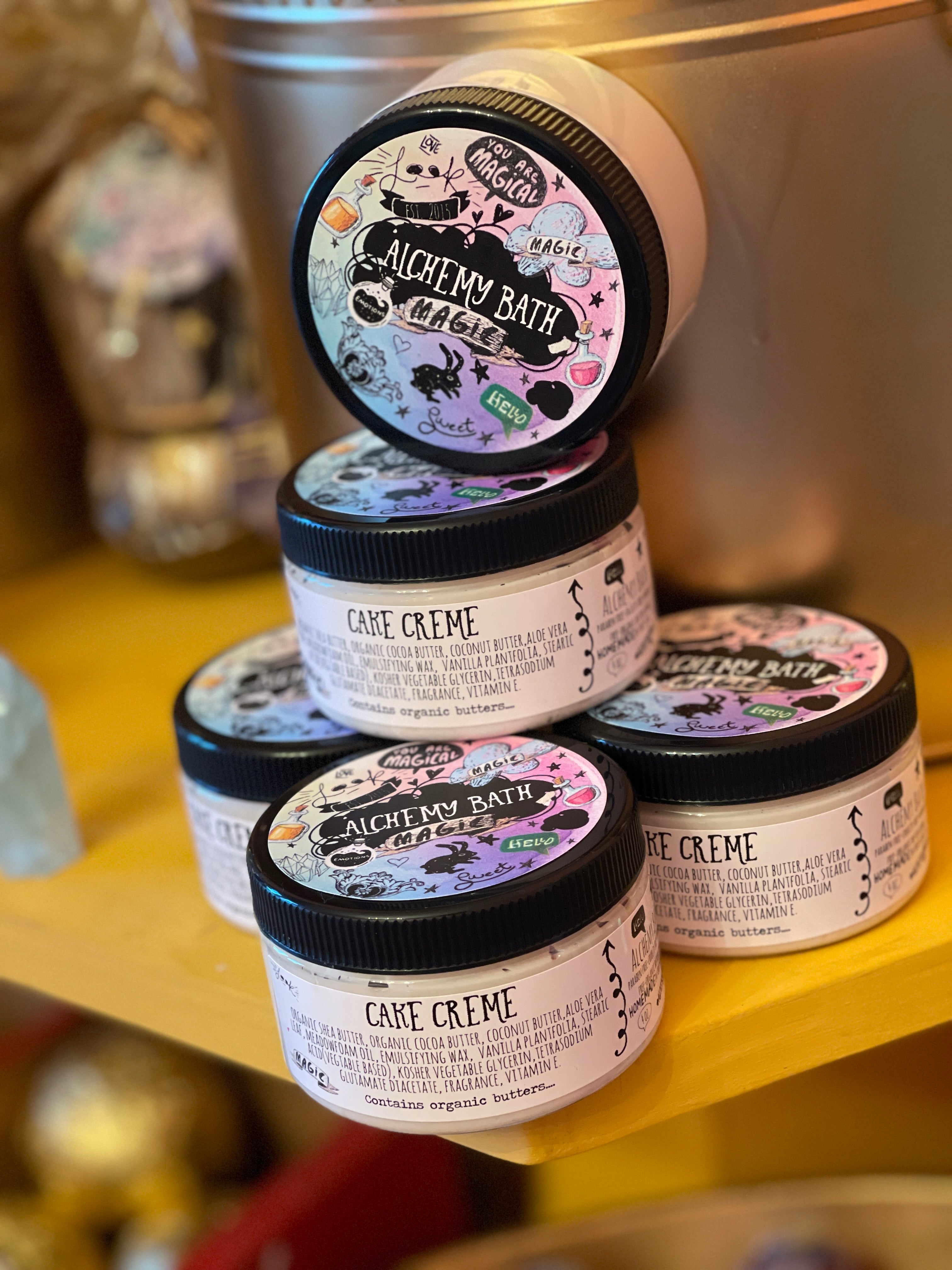 4 oz Cake Creme with Butter Bits – Alchemy Bath & Beauté